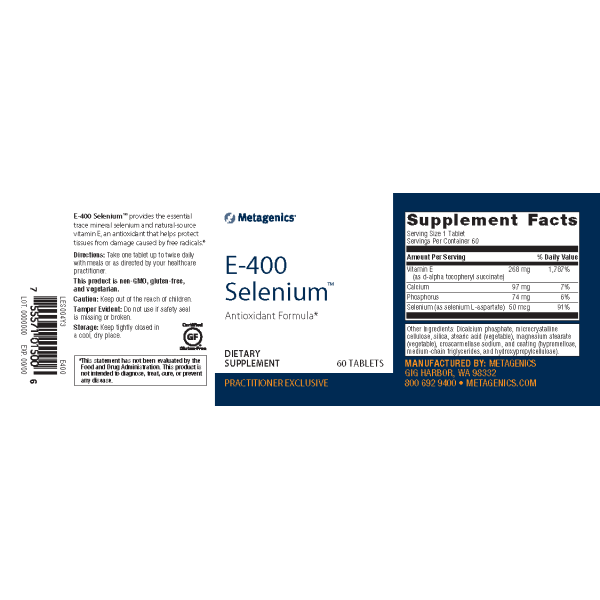 E-400 Selenium™ Antioxidant Formula* – ACE Nutrition USA