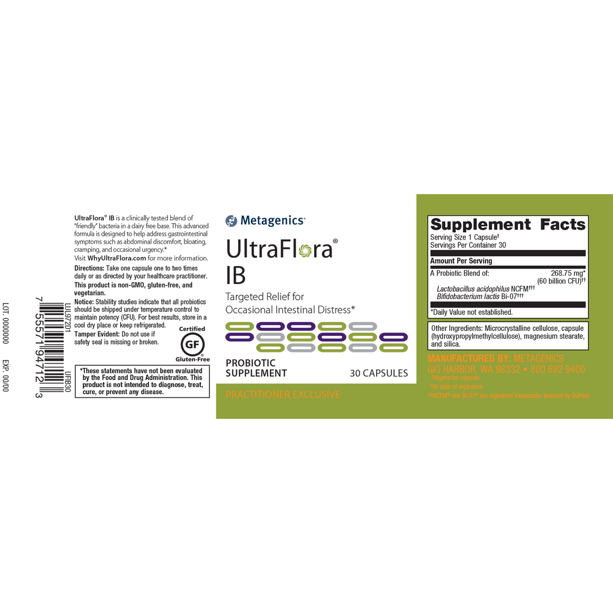 UltraFlora® IB Targeted Relief for Occasional Intestinal Distress ...