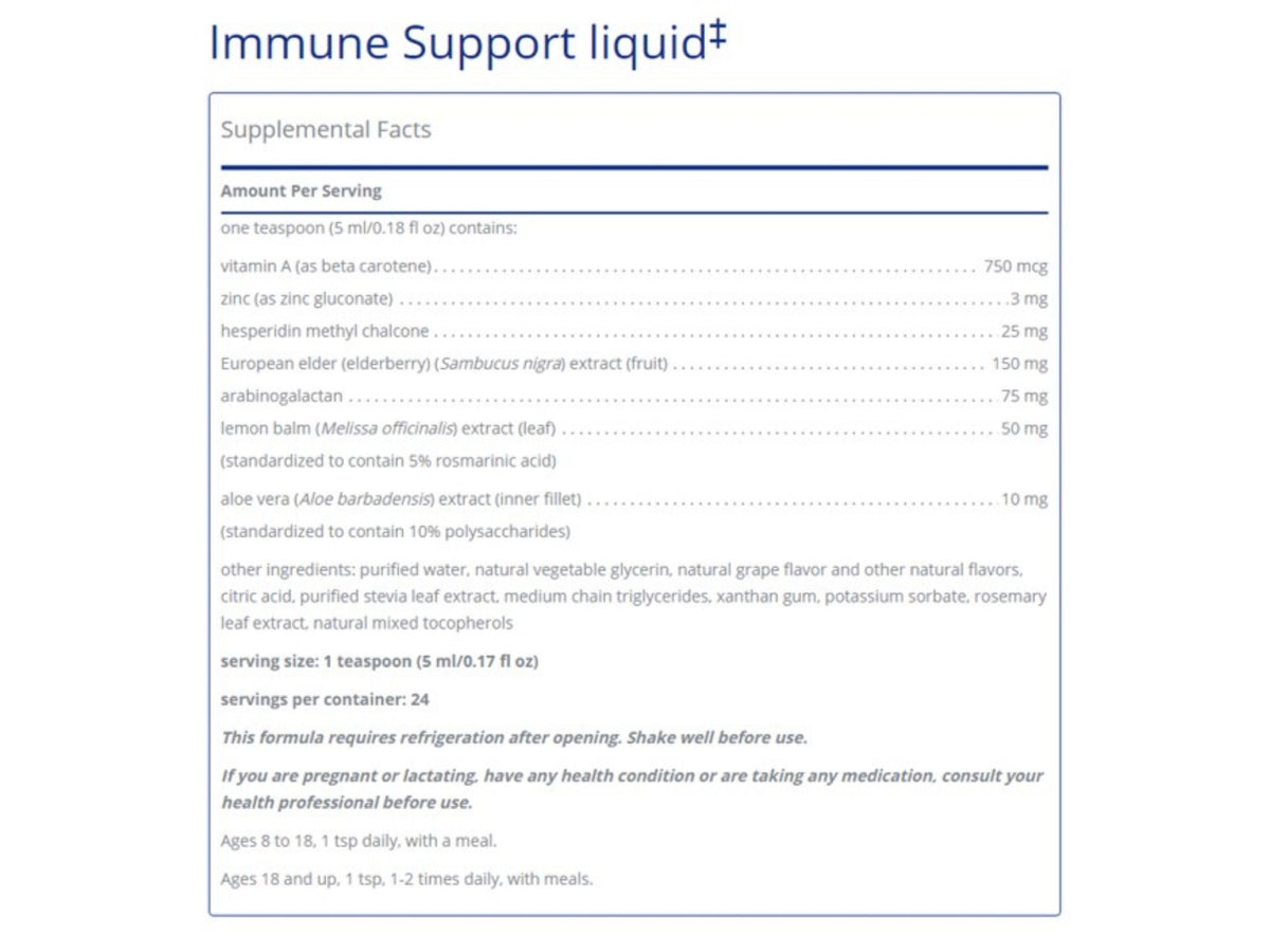Immune Support Liquid 120 ml – ACE Nutrition USA